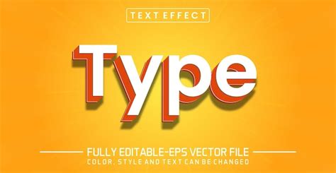 Premium Vector Editable Text Effect 3d Type Text Effect