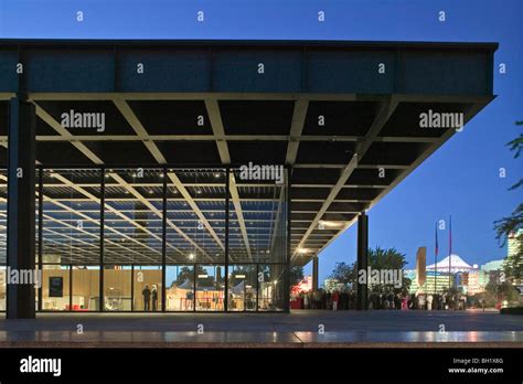 New National Gallery Neue Nationalgalerie Mies Van Der Rohe Berlin