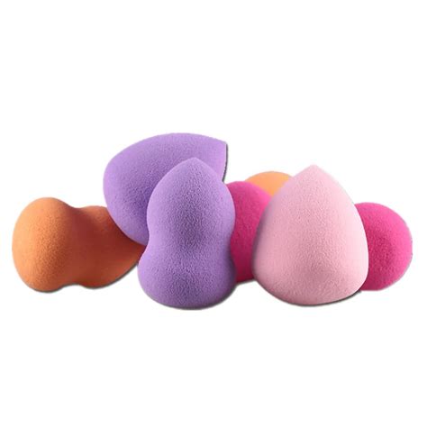 1 Pcs 무작위 색깔 2 개의 모양 화장품 퍼프 갯솜 얼굴 메이크업 갯솜 완벽한 아름다움 분말 퍼프 메이크업 갯솜sponge Stampsponge