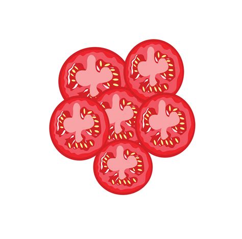 Tomato Slice Vector Art Icons And Graphics For Free Download