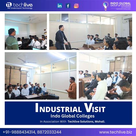Techlive Solutions On Linkedin Industrialvisit Techinnovation
