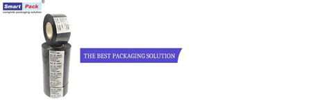 SMART PACK Ribbon Role For Ribbon Batch Coding Date Printing Machine Pack Of 5 30 X 100 Mm