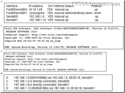 CCNA Final Exam Answers