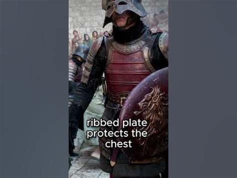 The Elegant Armor Of House Lannister Youtube
