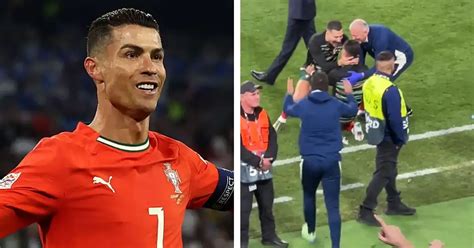 Caught On Camera Cristiano Ronaldos Immediate Reaction To Portugal