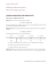 Problem Set Macroeconomic Basics Pdf Principles Of Macroeconomics Problem Set