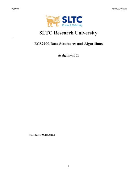 assignment 01 data structures and algorithms pl ex 02 rev 00 00 1