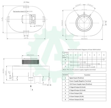 Gmt Ev Gear Selector Electric Gear Shift Selector 12v Electric Vehicle Accessories Cmvte