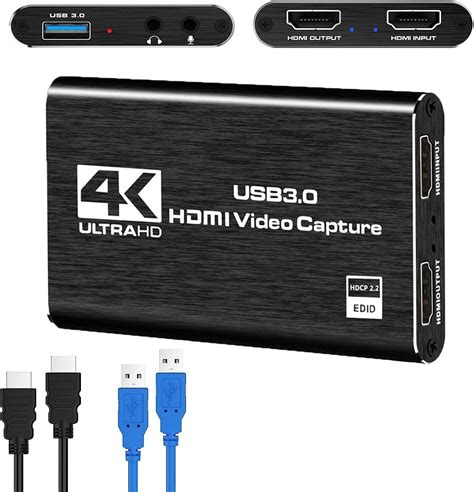 Amazon Com K HDMI Capture Card For Streaming Full HD P FPS USB Cam Link Game Audio