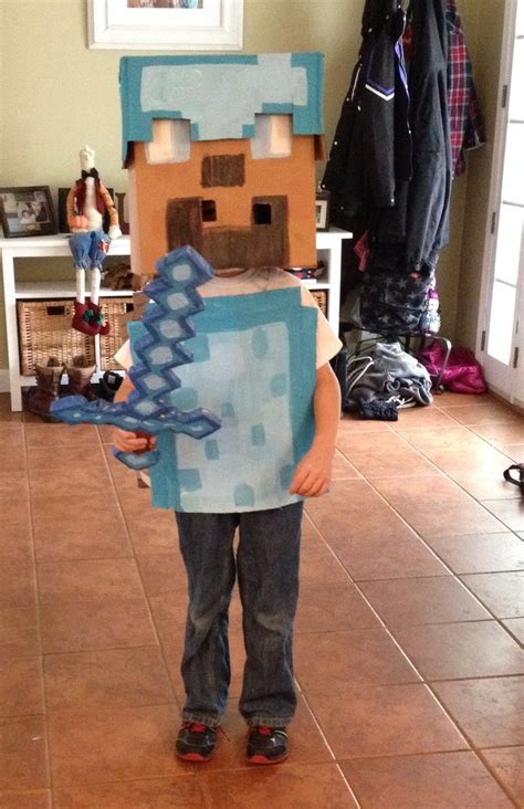 Minecraft Diamond Steve Costume Steve Costume Minecraft Costumes