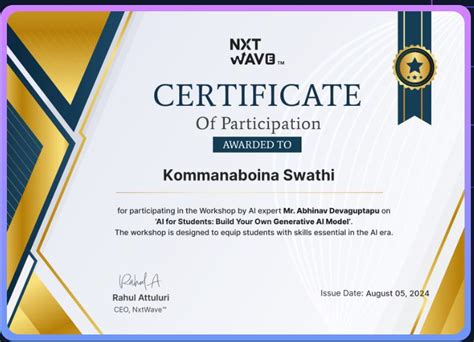 Swathi Kommanaboina On Linkedin Ai Generativeai Workshop Learning