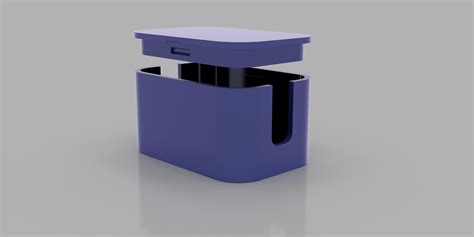Parameteric Cable Management Box By Olegd Download Free Stl Model