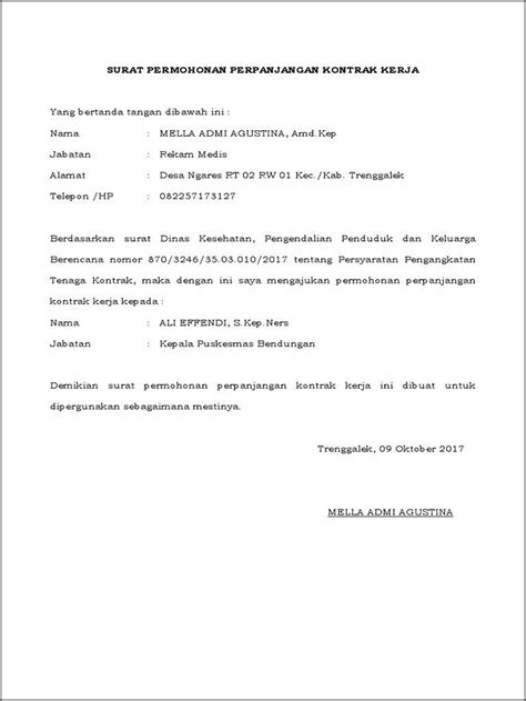 Contoh Surat Pernyataan Dukungan Perpanjangan Masa Jabatan Badan