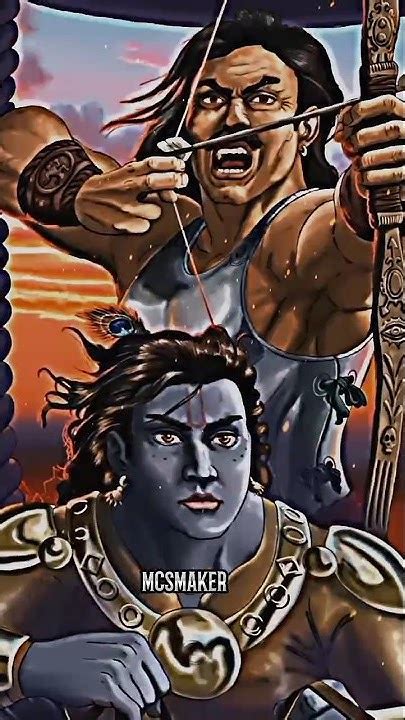 Bhishma Pitamah Vs Arjun 🔥 Shikhandi Mahabharat 🕉️ Status Shorts