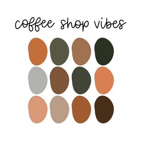 Coffee Shop Vibes 30 Colors Procreate Color Palette Or IG Story