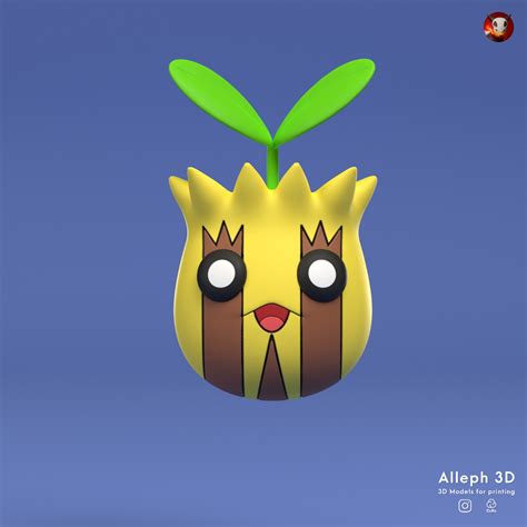 Stl File Pokemon Sunkern 🐉・3d Print Object To Download・cults