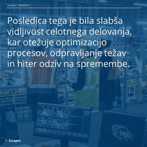 Od Silosnih Podatkovnih Baz Do Povezane Tovarne