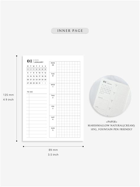 2025 Weekly Notebook Passport Size Creffectivepaper 2025 Weekly Notebook Passport Size Creffectivepaper