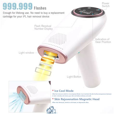 Sapphire Ice Cooling Permanent Hair Removal Laser Machine Home Use
