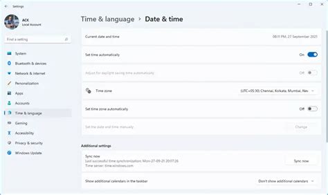 How To Change Or Sync Time In Windows