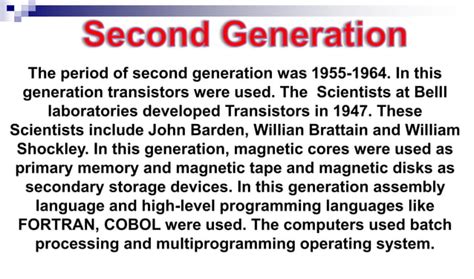 Ppt On Computer Generations Ppt