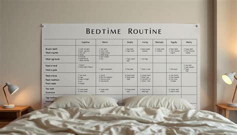 7 Simple Steps For The Perfect Bedtime Routine Chart For Adults