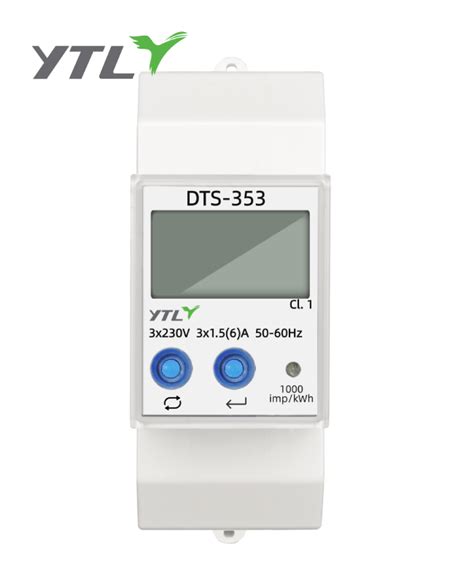 China Ytl Ct Type Three Phase Two Wire Din Rail Electricity Kwh Meter