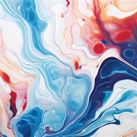 Marbled Rationalism Designs On White Background Premium Ai Generated Image