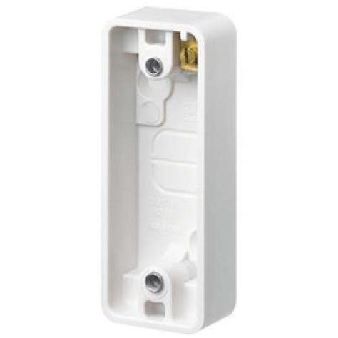 Surface Architrave Moulded Box 1 Gang 16mm White K2151 Twiggs