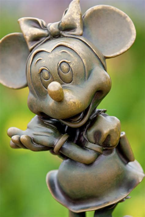 Minnie Mouse Statue Photograph By Mark Chandler Fine Art America