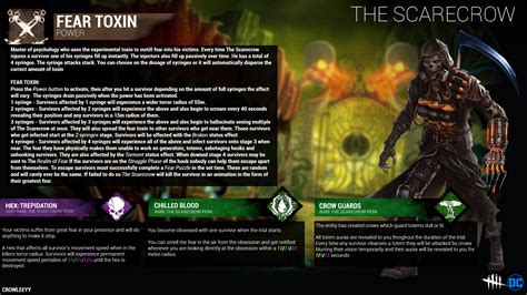 The Scarecrow Killer Concept Rdeadbydaylight