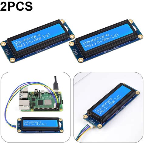 Color Blanco Azul Del Módulo Del Lcd Los Caracteres Del Módulo 16x2 La