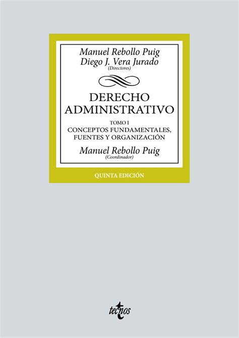 Libro Derecho Administrativo 9788430985197 Rebollo Puig Manuel