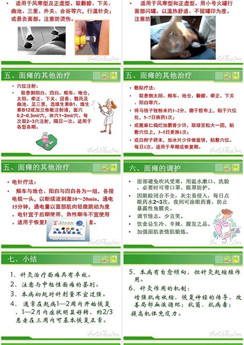 面瘫授课课件ppt模板 卡卡办公