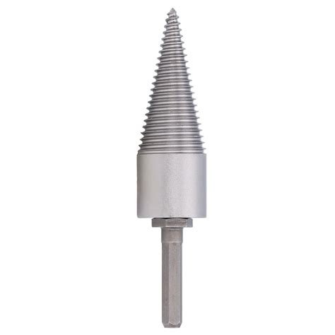 wood splitter drill bit hex shank heavy duty drilling splitting tool