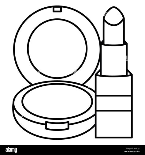 Makeup Compact Drawing
