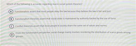 Solved Which Of The Following Is Accurate Regarding Macro