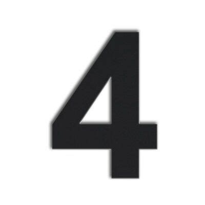 Qthomedecor Floating Mount House Number Number House Numbers Modern House Number Floating