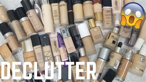 Foundation Declutter Makeup Declutter Time Youtube