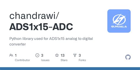 GitHub Chandrawi ADS1x15 ADC Python Library Used For ADS1x15 Analog