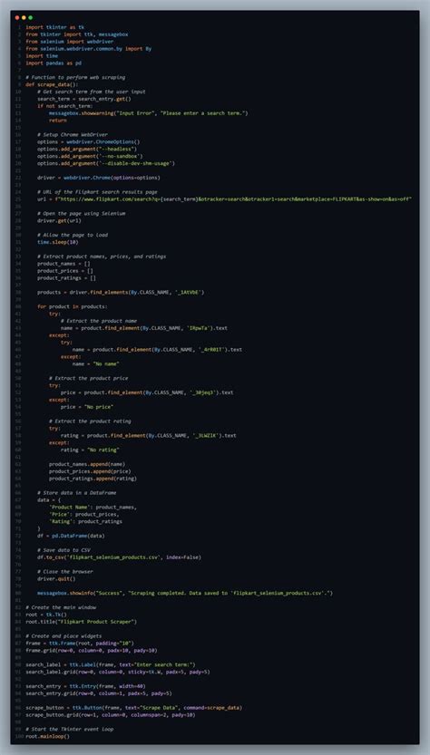 Sreeshanth P On Linkedin Prodigyinfotech Python Selenium Tkinter