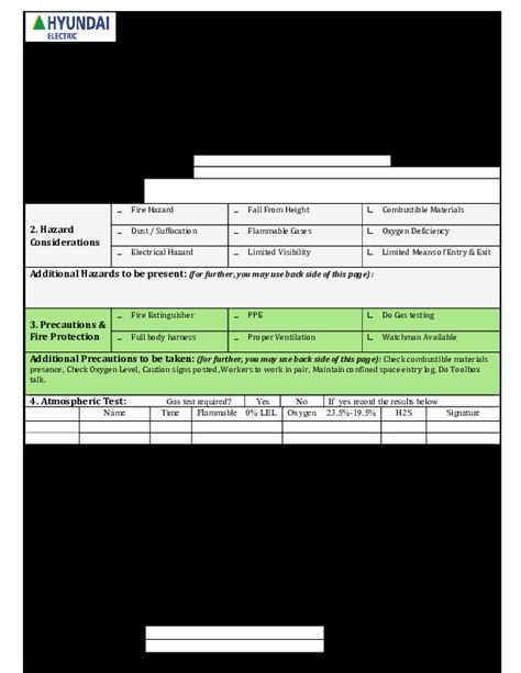 07 Confined Space Entry Permit Pdfcoffeecom