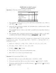 Assignment2 W17 Solution MATH 2565 3 0 2017 Winter Solution Of
