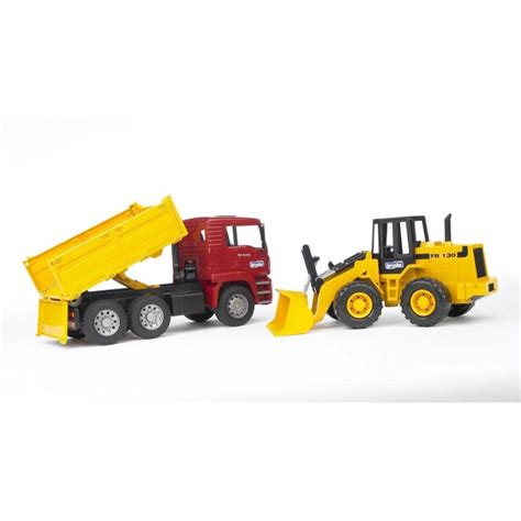 Bruder MAN TGA Construction Truck With Road Loader - Jadrem Toys