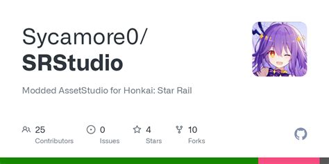 Github Sycamore Srstudio Modded Assetstudio For Honkai Star Rail