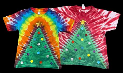 Custom Christmas Tree Tie Dye Pre Order