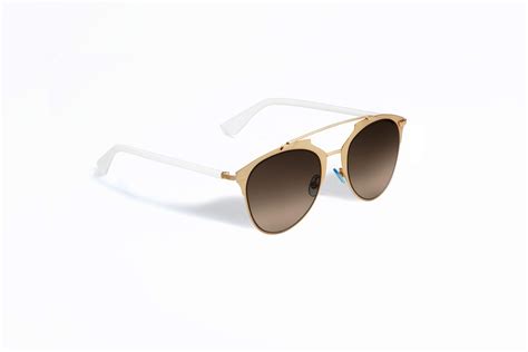 Dior Reflected Gold And White Sunglasses White Sunglasses Dior