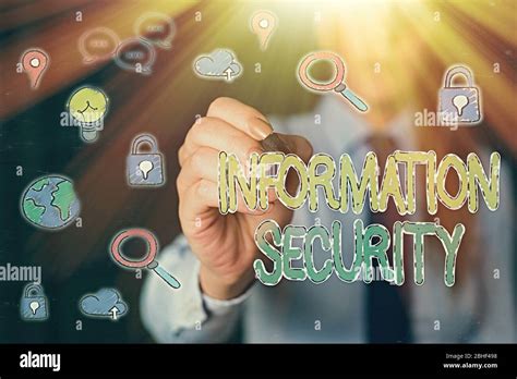 Handwriting Text Information Security Conceptual Photo Infosec