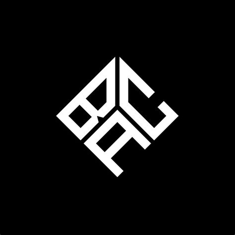Bac Letter Logo Design On Black Background Bac Creative Initials Letter Logo Concept Bac