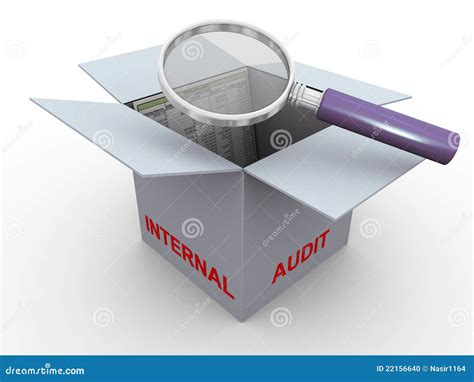 3d Concept Of Internal Audit Stock Illustration Illustration Of